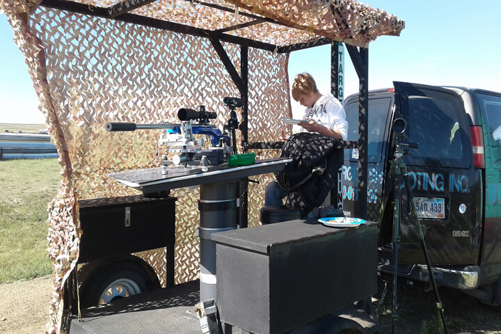 MODEL 5500 PORTABLE SHOOTING TRAILER - Gun Rests | TargetShooting.com