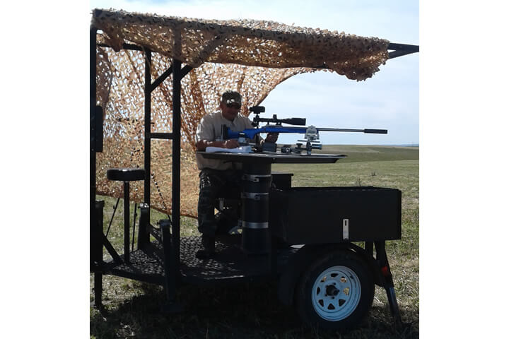 MODEL 5500 PORTABLE SHOOTING TRAILER - Gun Rests | TargetShooting.com
