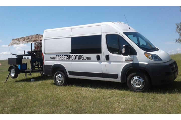 MODEL 5500 PORTABLE SHOOTING TRAILER - Gun Rests | TargetShooting.com